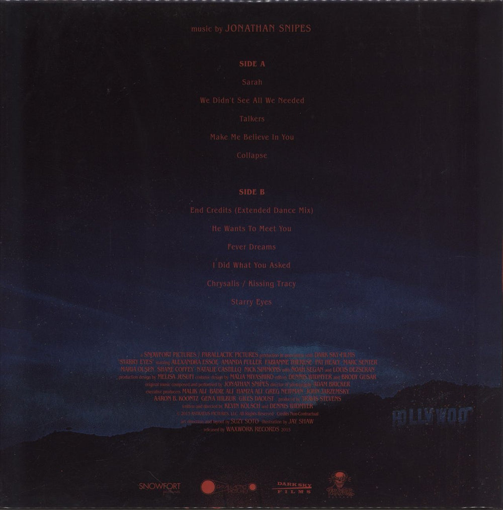 Original Soundtrack Starry Eyes - 1st - Gold & Red Splatter Vinyl - EX — RareVinyl.com