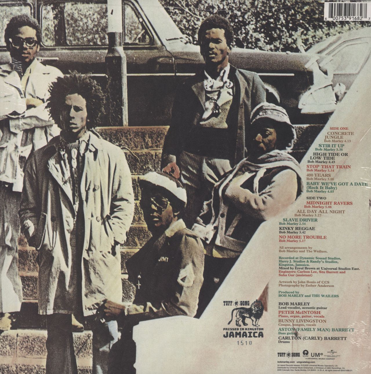 Bob Marley & The Wailers Catch A Fire: Jamaican Pressing - Numbered Sl — RareVinyl.com