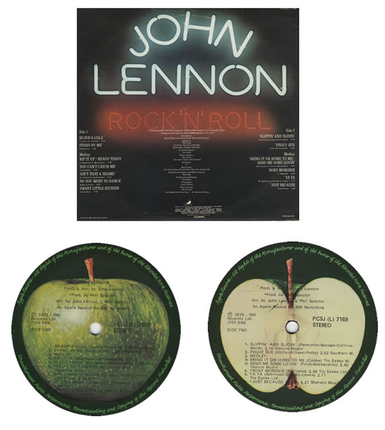 John Lennon Rock 'N' Roll South African Vinyl LP — RareVinyl.com