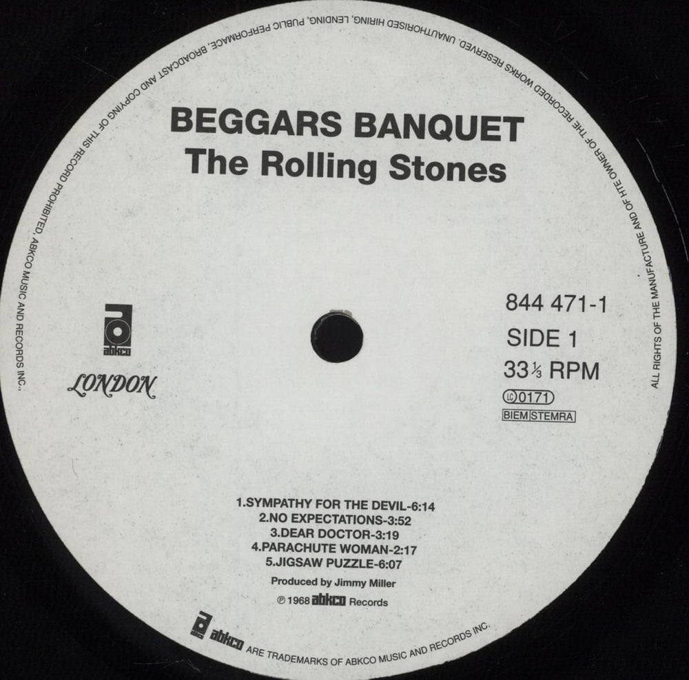 The Rolling Stones Beggars Banquet UK Vinyl LP — RareVinyl.com
